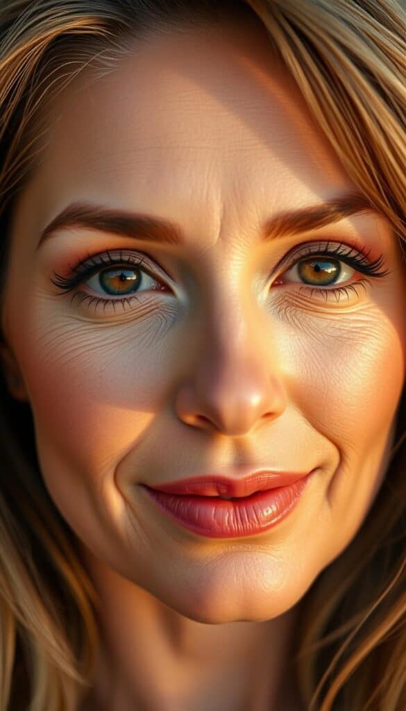 Soft Glam Makeup Looks for Brown Eyes Over 40